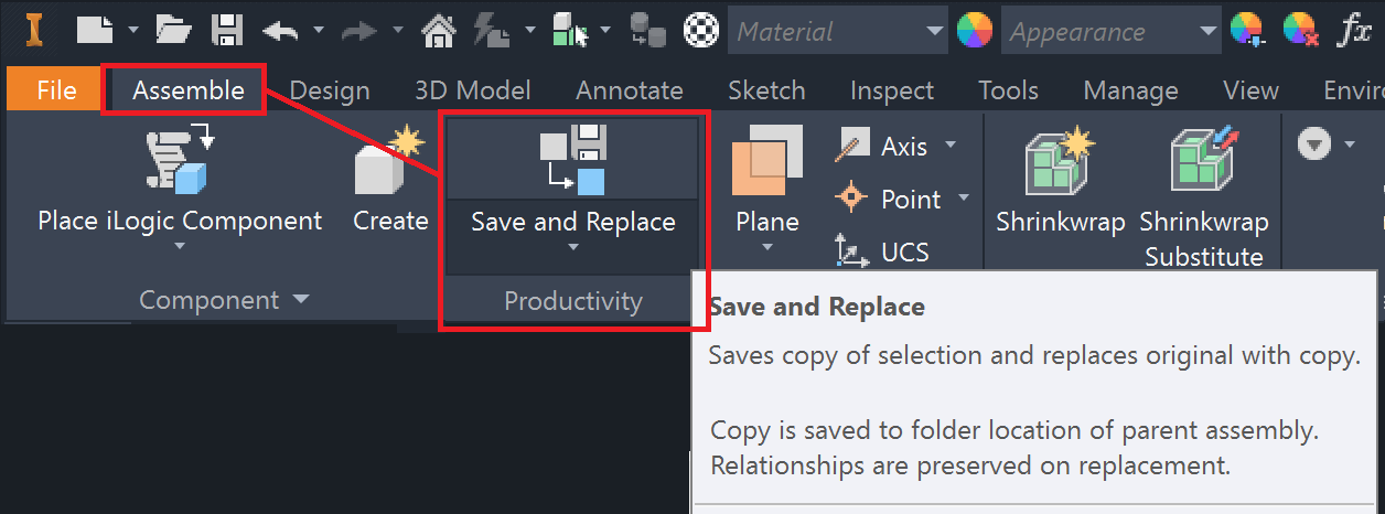 "No material has been set." appears with part names containing umlaut, accent, or special ...