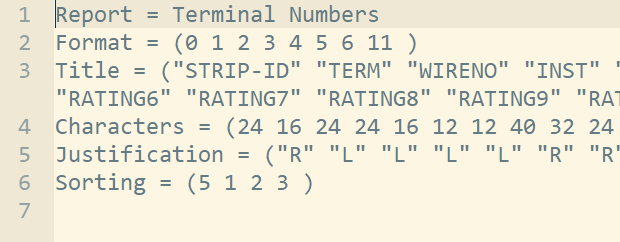 How to define column widths for report tables generated in AutoCAD Electrical