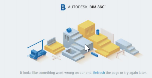 Redirected to the Sign In screen after logging in to BIM 360