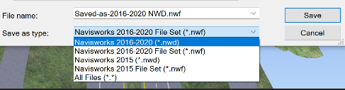 Materials are not supported when NWD file is saved in newer version ...