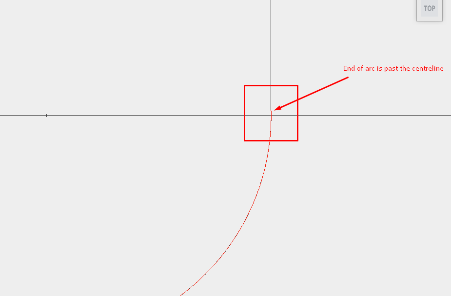 Tool is gouging after unchecking the auto round in FeatureCAM