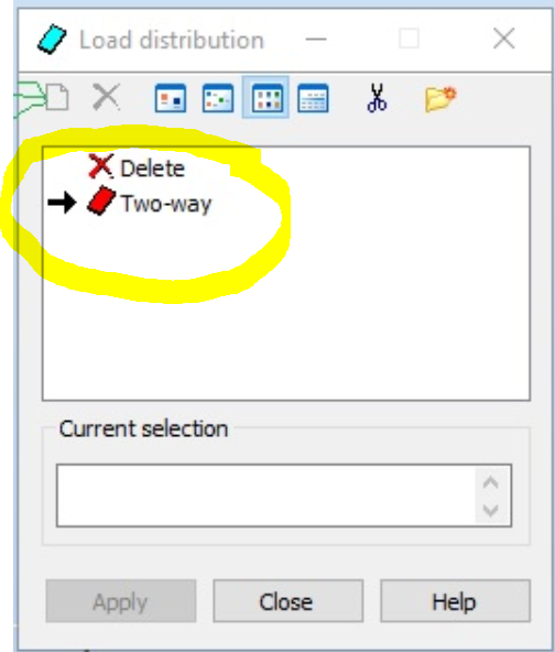 Cladding load distribution labels not available for model in Robot Structural Analysis
