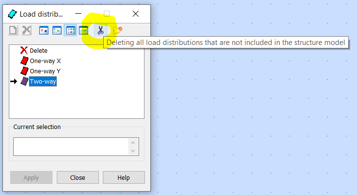 Cladding load distribution labels not available for model in Robot Structural Analysis