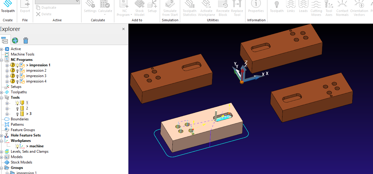 How to mirror multiple toolpaths at one time in PowerMill.