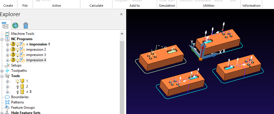 How to mirror multiple toolpaths at one time in PowerMill.