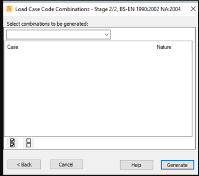 Automatic Load Combinations Not Generated In Robot Structural Analysis
