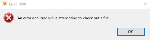 "An error occurred while attempting to check out a file." when trying to change the state of a ...