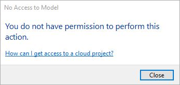 Revit: You currently don't have access to Revit cloud models
