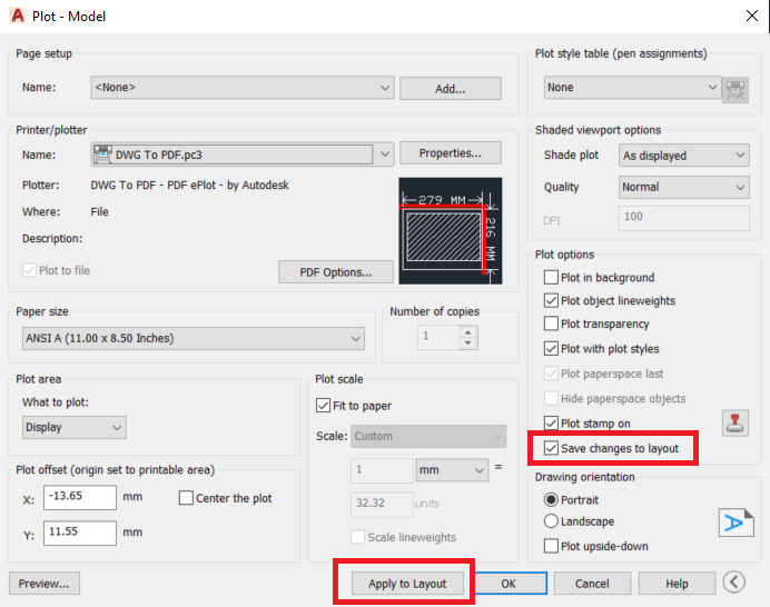 So Legen Sie Ein Vorgabe Plotger t In AutoCAD Fest
