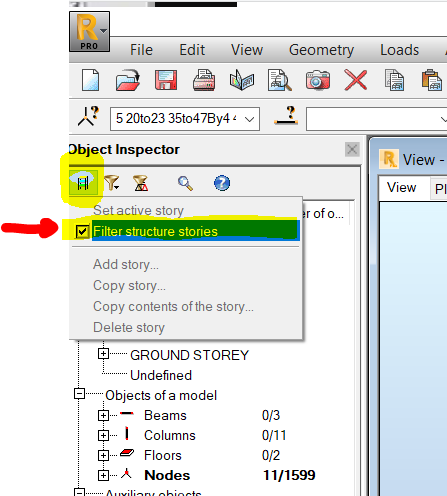 Applied loads not presented in graphical viewer in Robot Structural Analysis