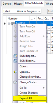 Multilevel BOM-Report shows only first level of BOM entries in Vault