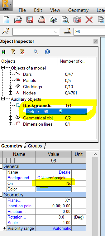 Incorrect scale for structure presentation for printout preview in Robot Structural Analysis