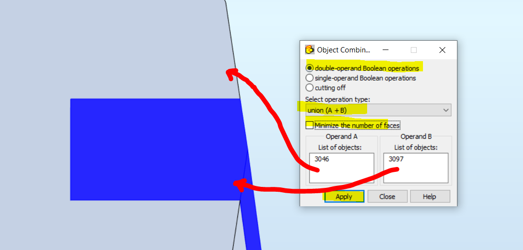 How to define solid object with inclusion from different material in Robot Structural Analysis