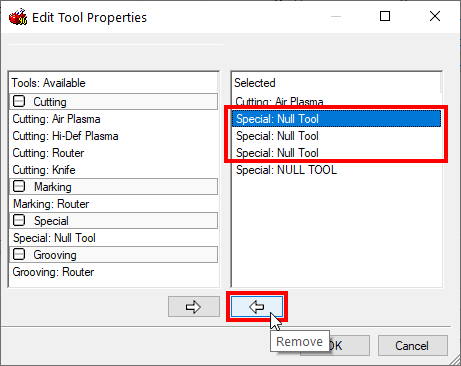 Missing cuts in the NC program for Stitch Cut items in CAMduct