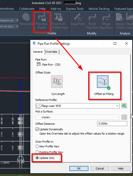 Slope labels are not working for pressure networks that follow a ...