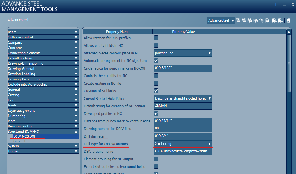 NC / DXF file does not use the cope radius from the model in Advance Steel