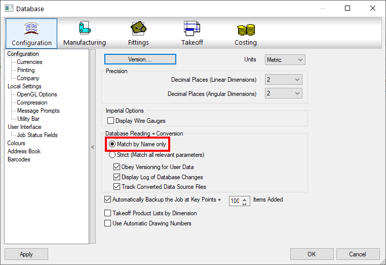 "Open Job Database has been Modified" when reopening a job in Fabrication