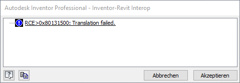 Benachrichtigungen werden angezeigt, wenn ein Inventor-Bauteil bzw. eine -Baugruppe, das/die ...