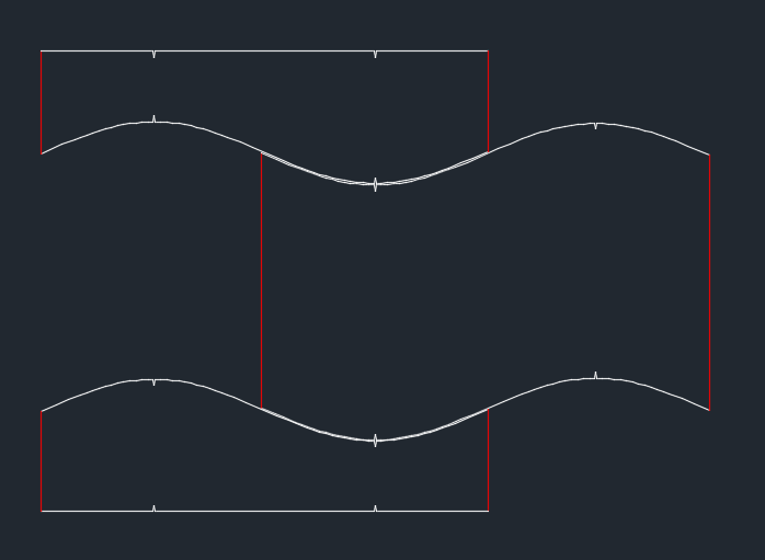Middle part of CID 68 Mitred Offset appears inside out in CAMduct