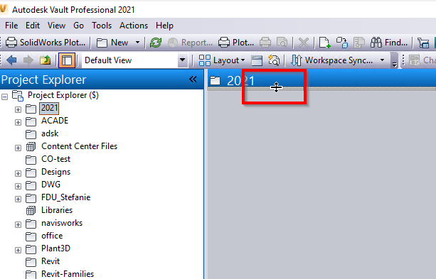 Vault Client unable to view files in Project Explorer after upgrading ...