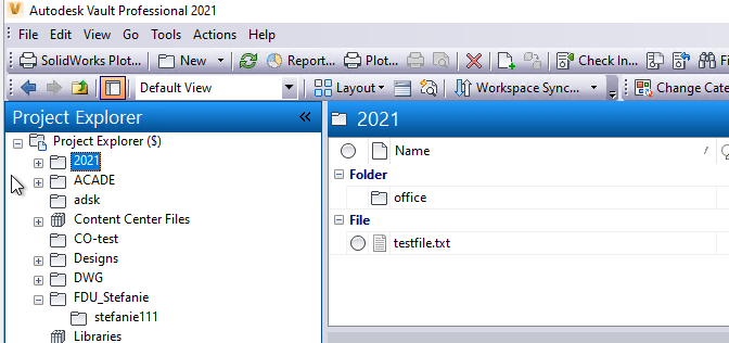Vault Client no puede ver archivos en el Explorador de proyectos ...