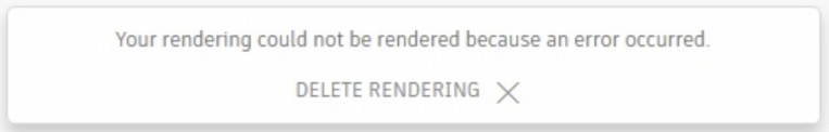 "Your rendering could not be rendered because an error occurred" in Revit cloud render gallery ...