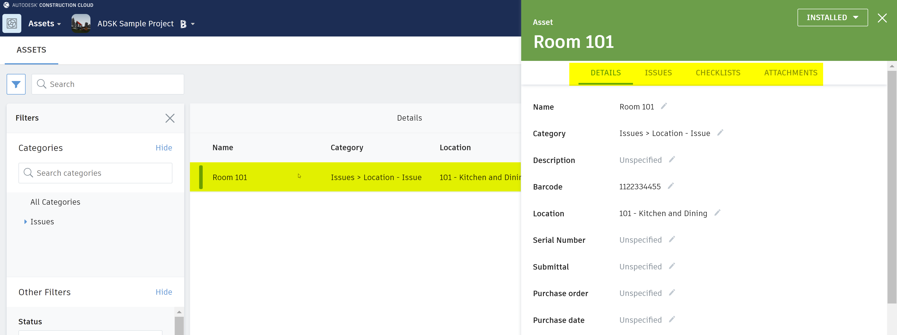 How to assign QR codes to locations in BIM 360