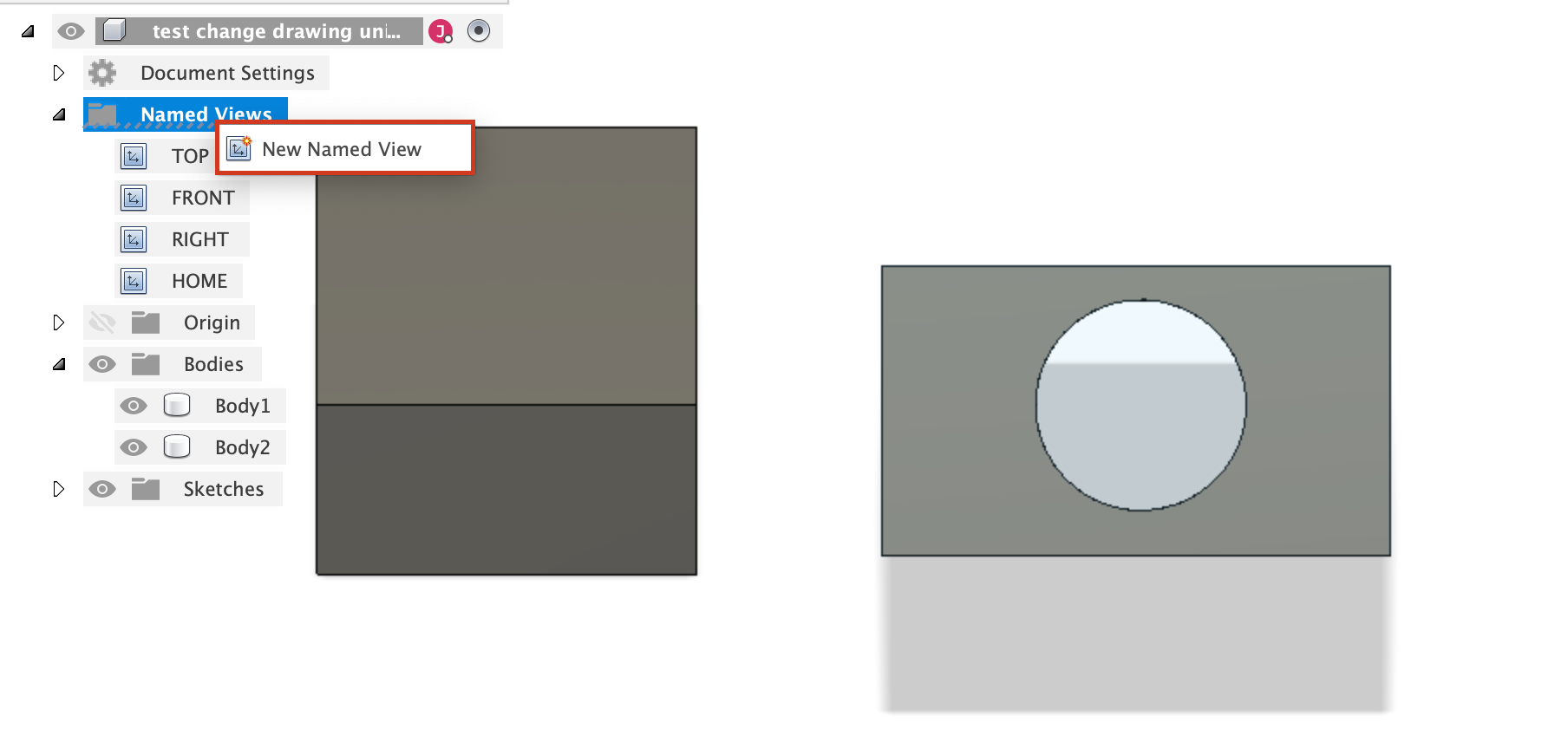 How to create View placed at a specific angle in a Fusion Drawing