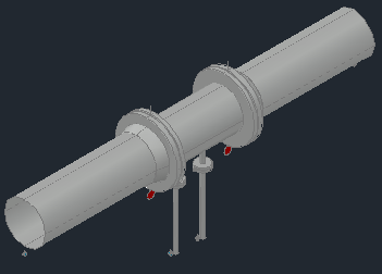 如何在 AutoCAD Plant 3D 中为四端口自定义元件设置 Iso 符号，以显示同一方向上的多个端口