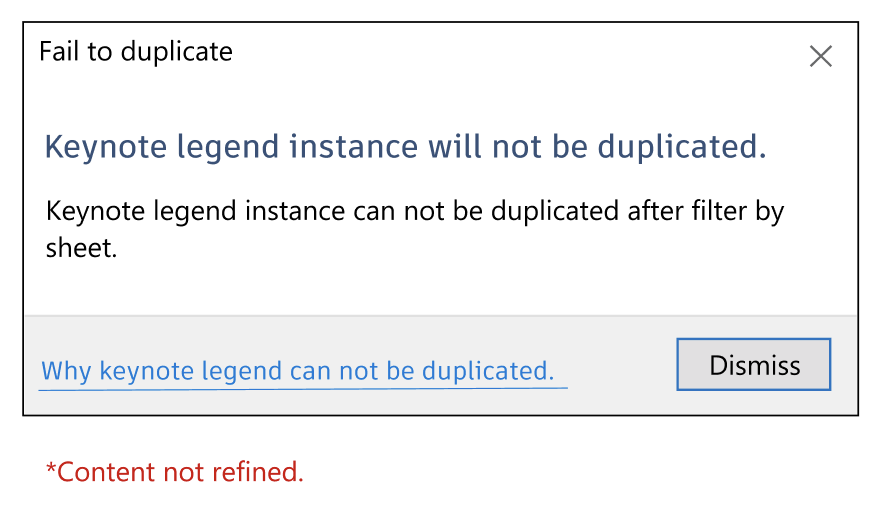 Keynote Legends With Filter By Sheet Option Applied Not Allowing Copy And Paste In Revit 2022