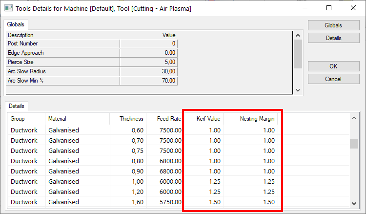 Common Line Cutting does not work as expected in CAMduct