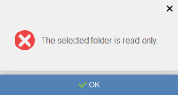 "The selected folder is read only" when trying to create a project in Recap Photo or using Scan ...