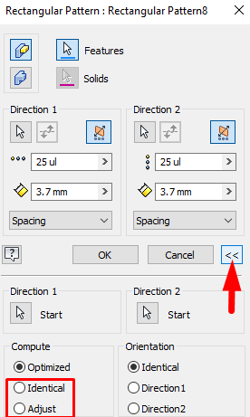 "One or more feature occurrences failed to execute. Use (...)" after ...
