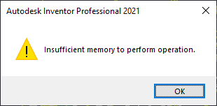 "Insufficient memory to perform operation." when trying to open an embedded Excel file in an ...