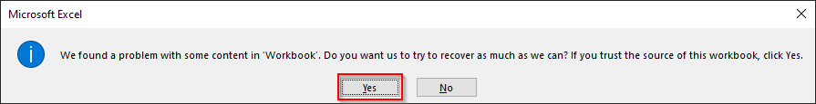 "Insufficient memory to perform operation." when trying to open an embedded Excel file in an ...