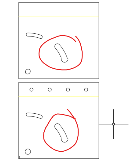 Incorrect representation for contour cut as slotted curved holes in NC ...