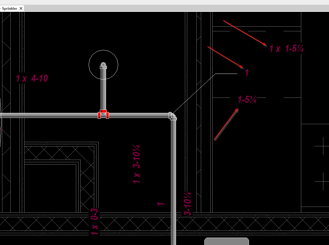 Custom piping annotation text doesn't line up in Revit
