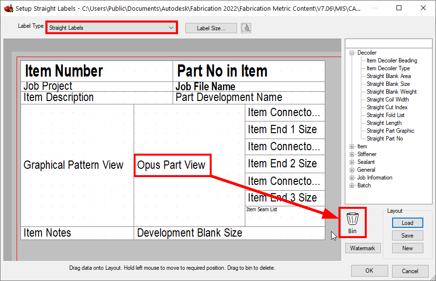 Crash when previewing Straight Labels in CAMduct