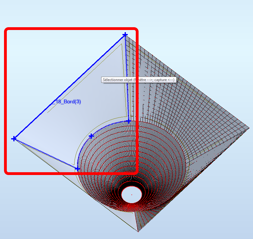 Mesh is not generated on some FE panels of a hopper in a 3D shell model ...