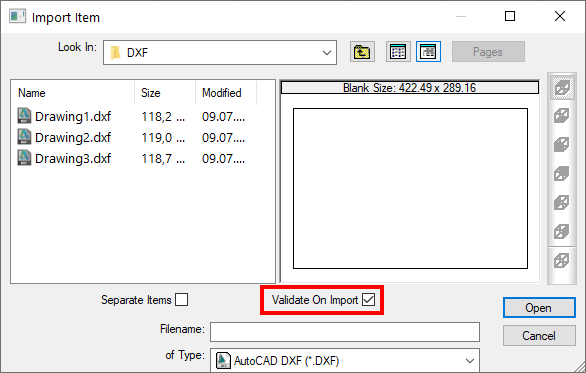 Opus parts or imported DXF overlapping after nesting in CAMduct