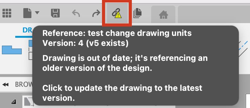 Fusion Help | How to update a 2D Drawing to reflect model changes in ...