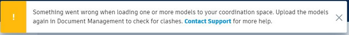 "Error loading latest coordination data" when viewing models in BIM 360 ...
