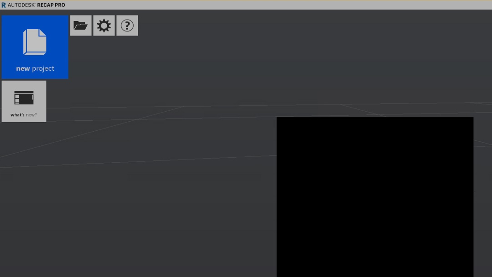 Black window, freeze, or crash after starting ReCap Pro
