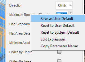 How to change the default settings for toolpaths and setups in Fusion and Inventor CAM