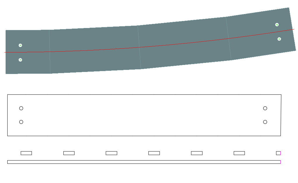 DXF files for curved beams in Advance Steel are generated without the ...