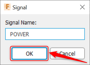 How to dissipate signal on a 2D PCB board layout file in Fusion 360