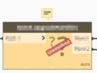 Some nodes show "Unresolved" status when a graph is run in Dynamo for Revit