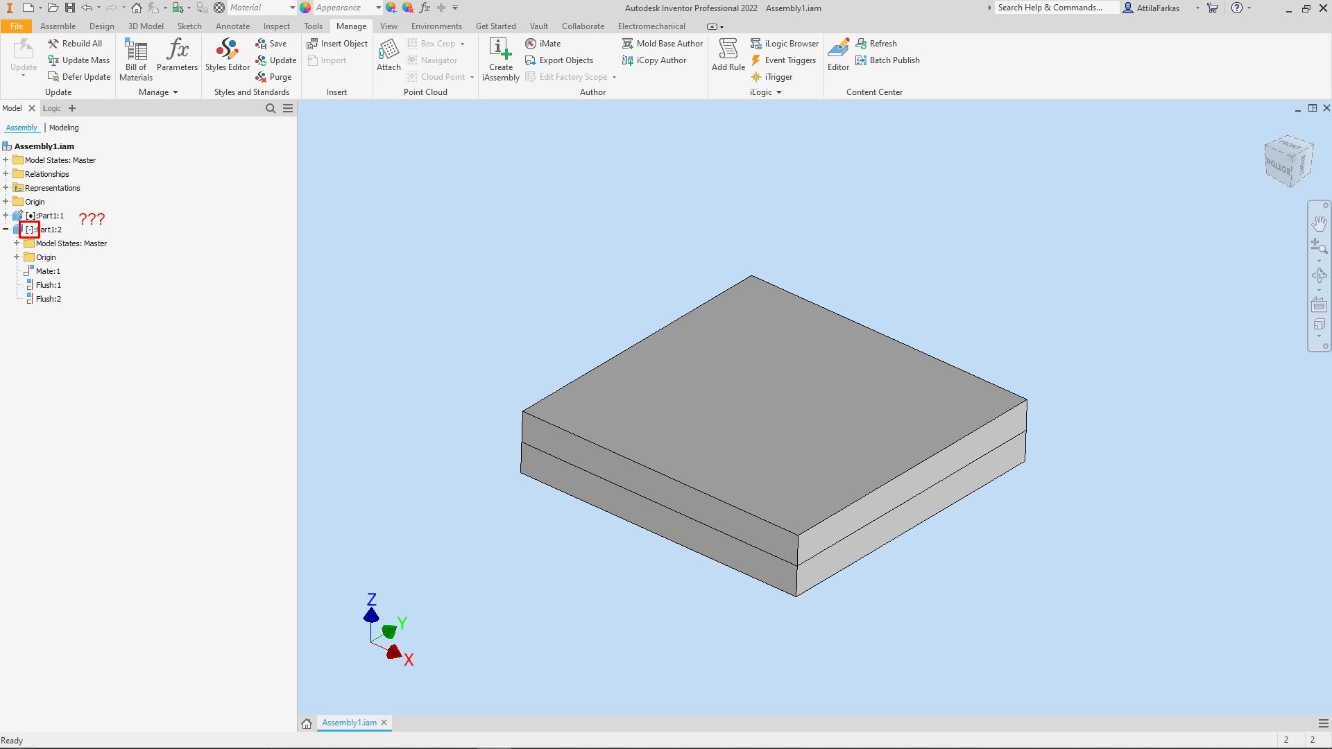 Invalid constrain state after fully constraining an Inventor assembly