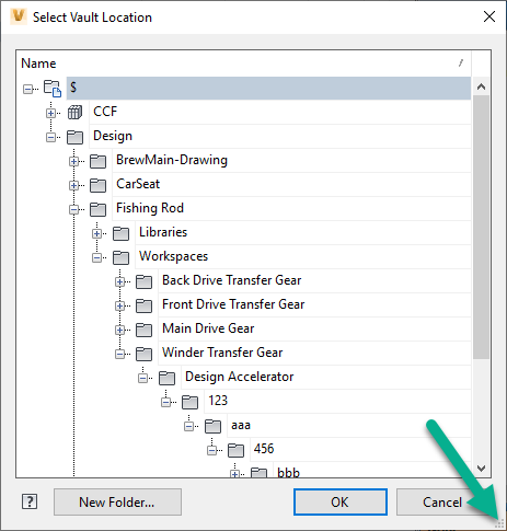 Folder structure jumps back to top when selecting a folder that exceeds ...