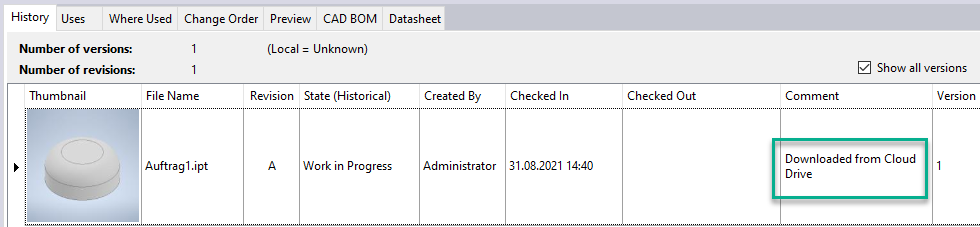 无法识别Project Sync环境中云中存在哪些更高版本的Vault文件